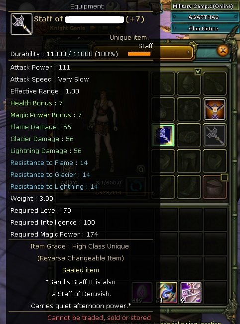 Knight Online Agartha 80 Level % 80 Mage Human