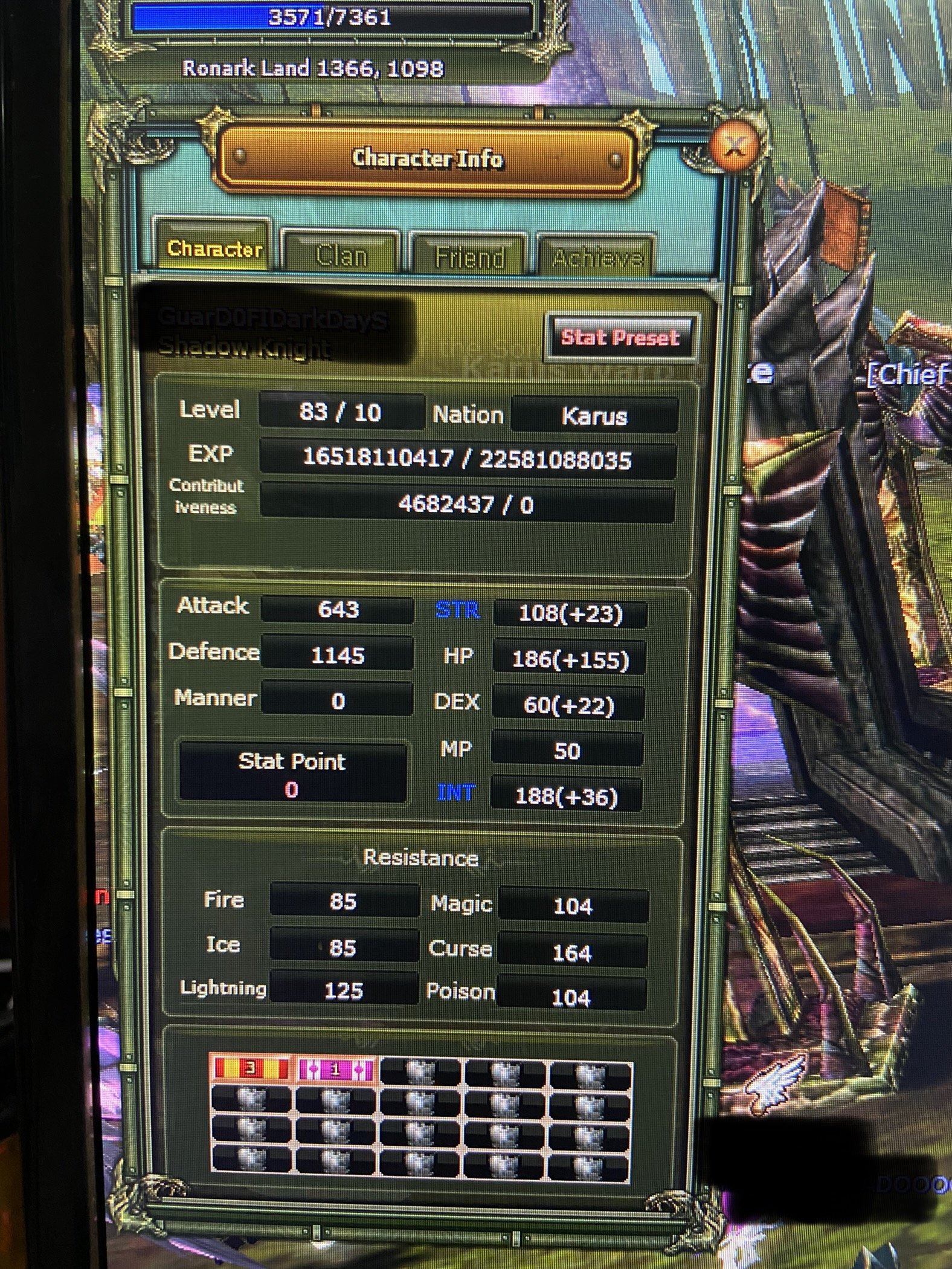 Knight Online Dryads 83-10 8 quest 100 def 4.6 m np 450 adet quest taş