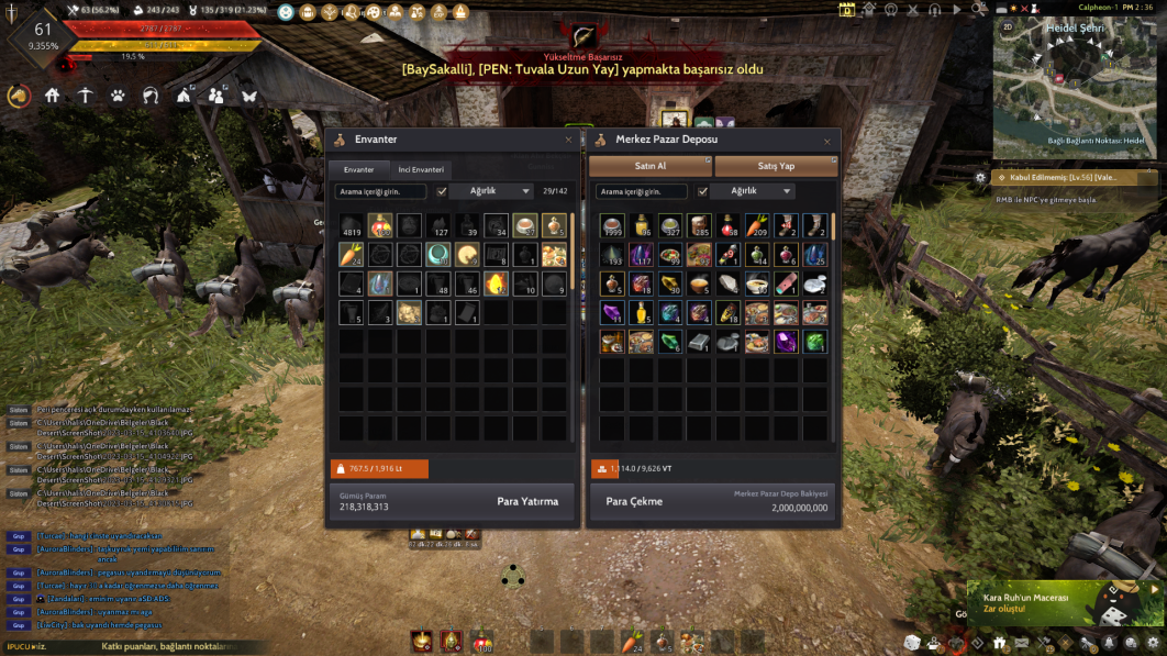 Black Desert Online Türkiye/MENA Bölgesi Bdo gelişime açık client hes