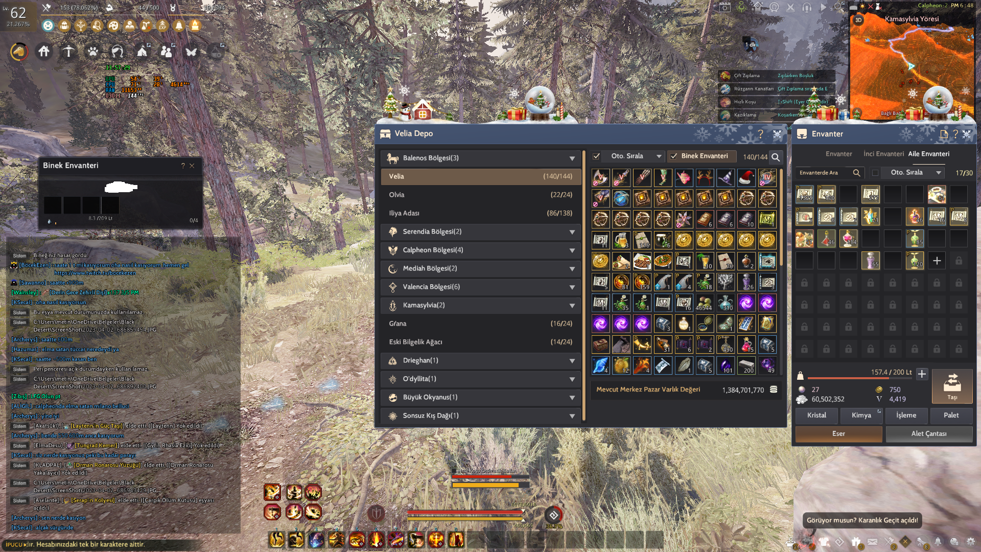 Black Desert Online Türkiye/MENA Bölgesi 711 Gs 2x Pen Bs Guardian C