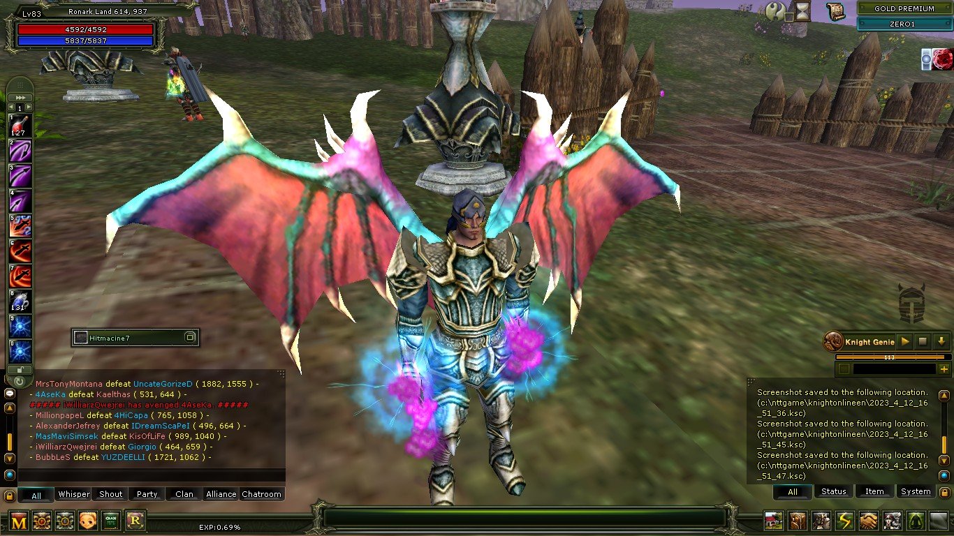 Knight Online Zero 83 Lvl Human Assasin