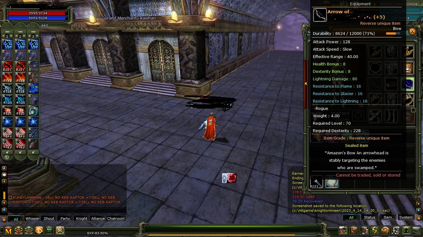 Knight Online Felis 5 REB QUEST BOW FULL GÖREV İTEMİ 79 % 83