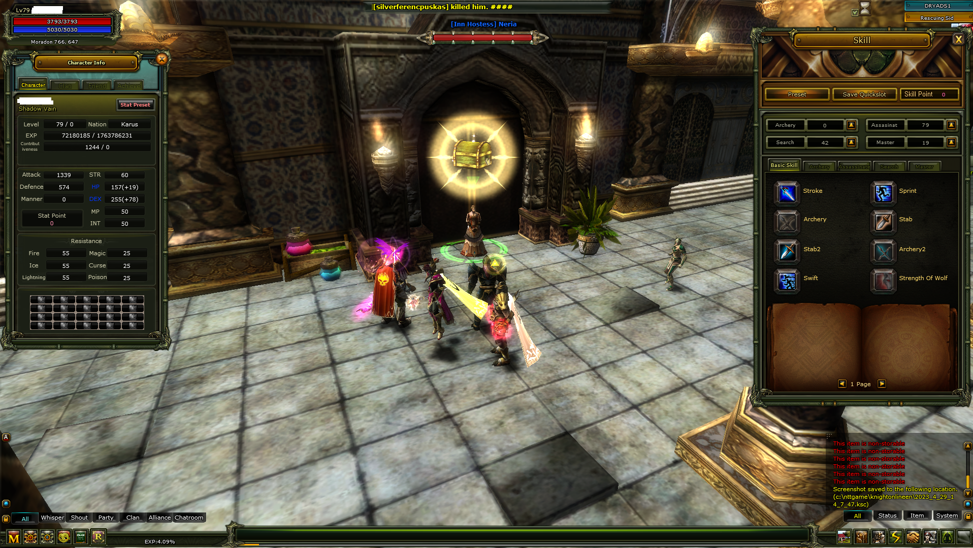 Knight Online Dryads 79 LWL ASAS