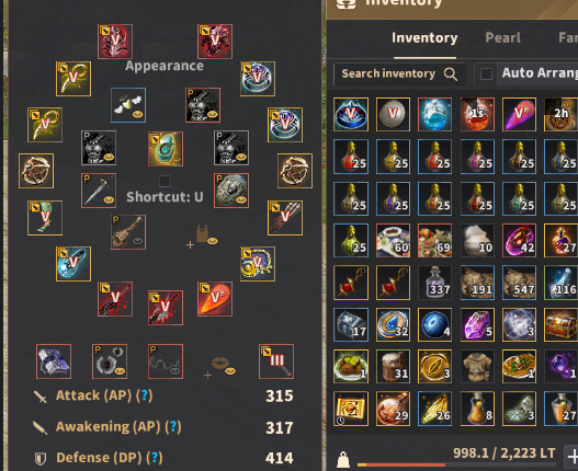 Black Desert Online Türkiye/MENA Bölgesi 730 gs pen lunar dr build