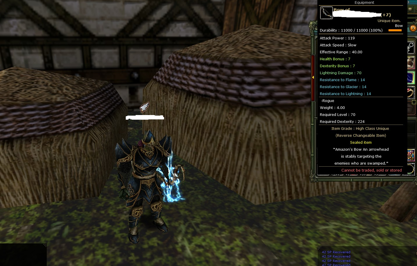 Knight Online Dryads 83/4 100 DEF DRAKİ PENDANT B.B.D FULL SKİLL