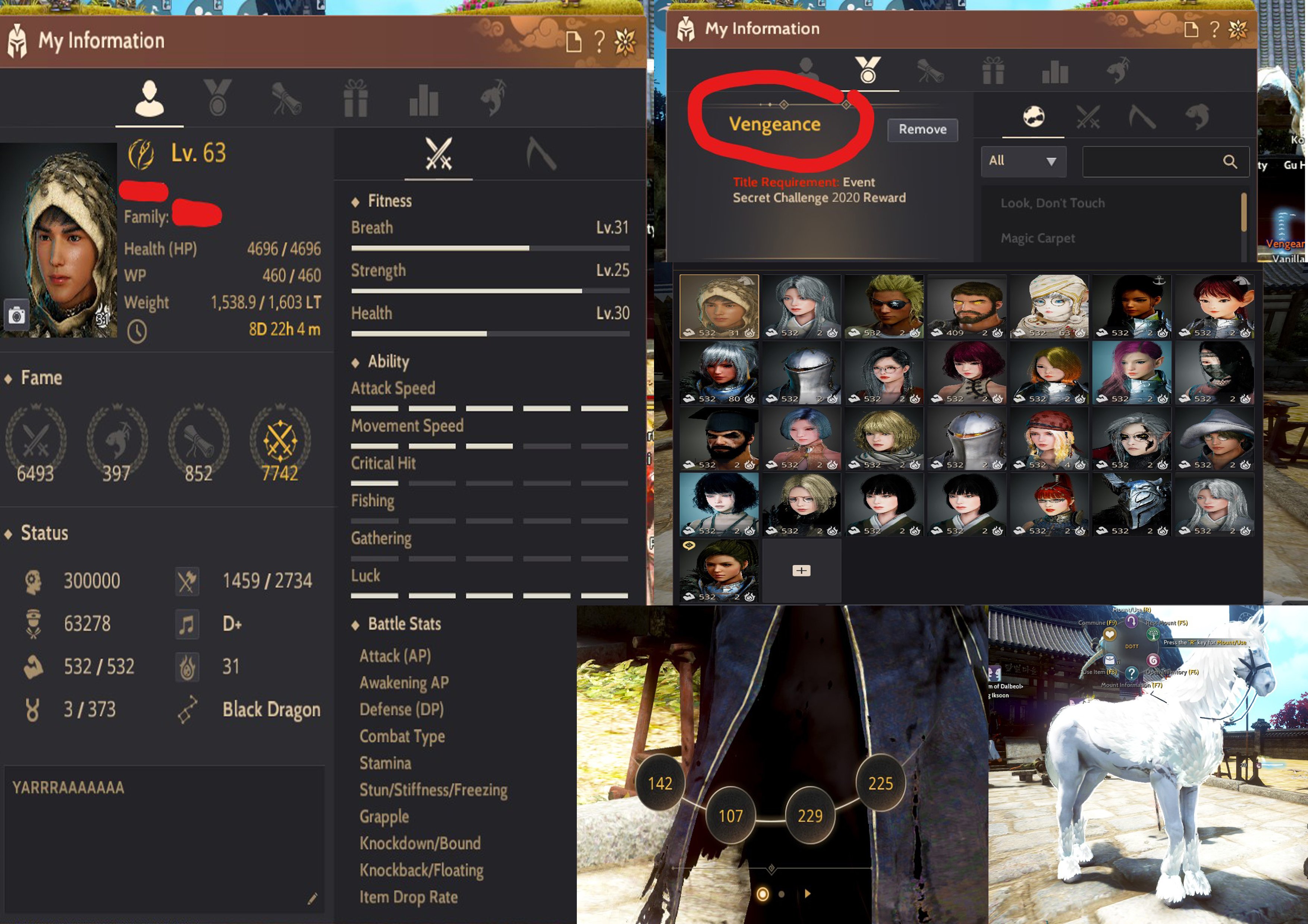 Black Desert Online Türkiye/MENA Bölgesi 700GS 63 MUSA 2X PEN BS 2X P