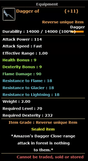 Knight Online Dryads 83/5 Quest 11 Flame Shard & Quest Mythril 8 Kar