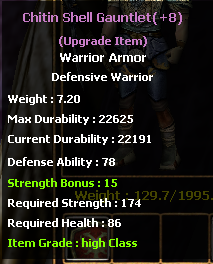 Knight PVP ProfessionalKO WARRİOR CHİTİN ARMOR GAUNTLET 8