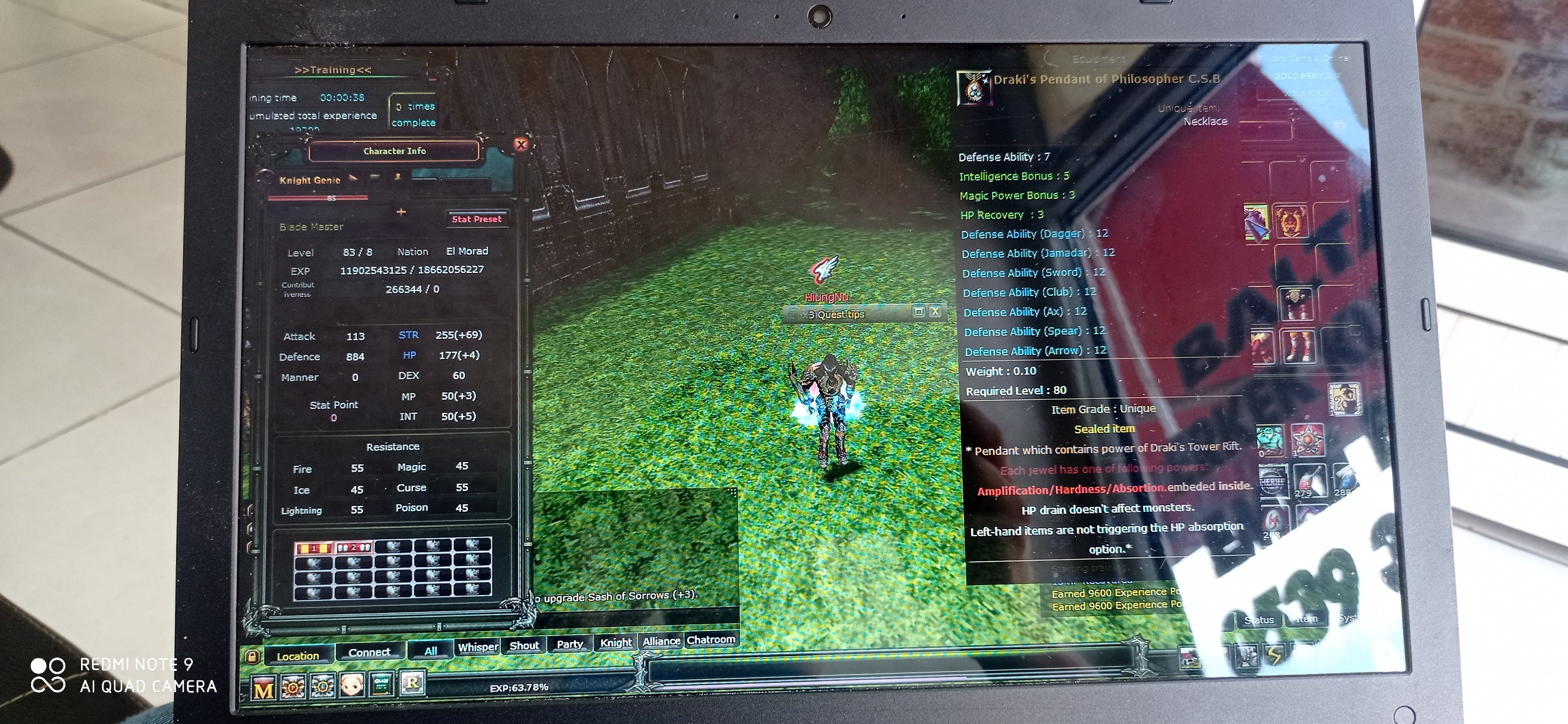 Knight Online Dryads 83 / 8 dragon 7 set Warior draki csb