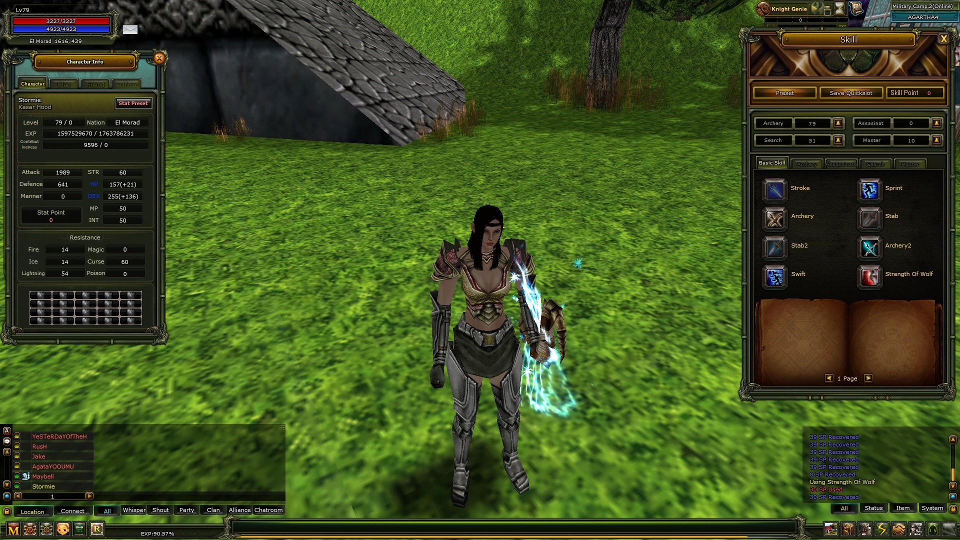 Knight Online Agartha 79 % 90 Human Okçu