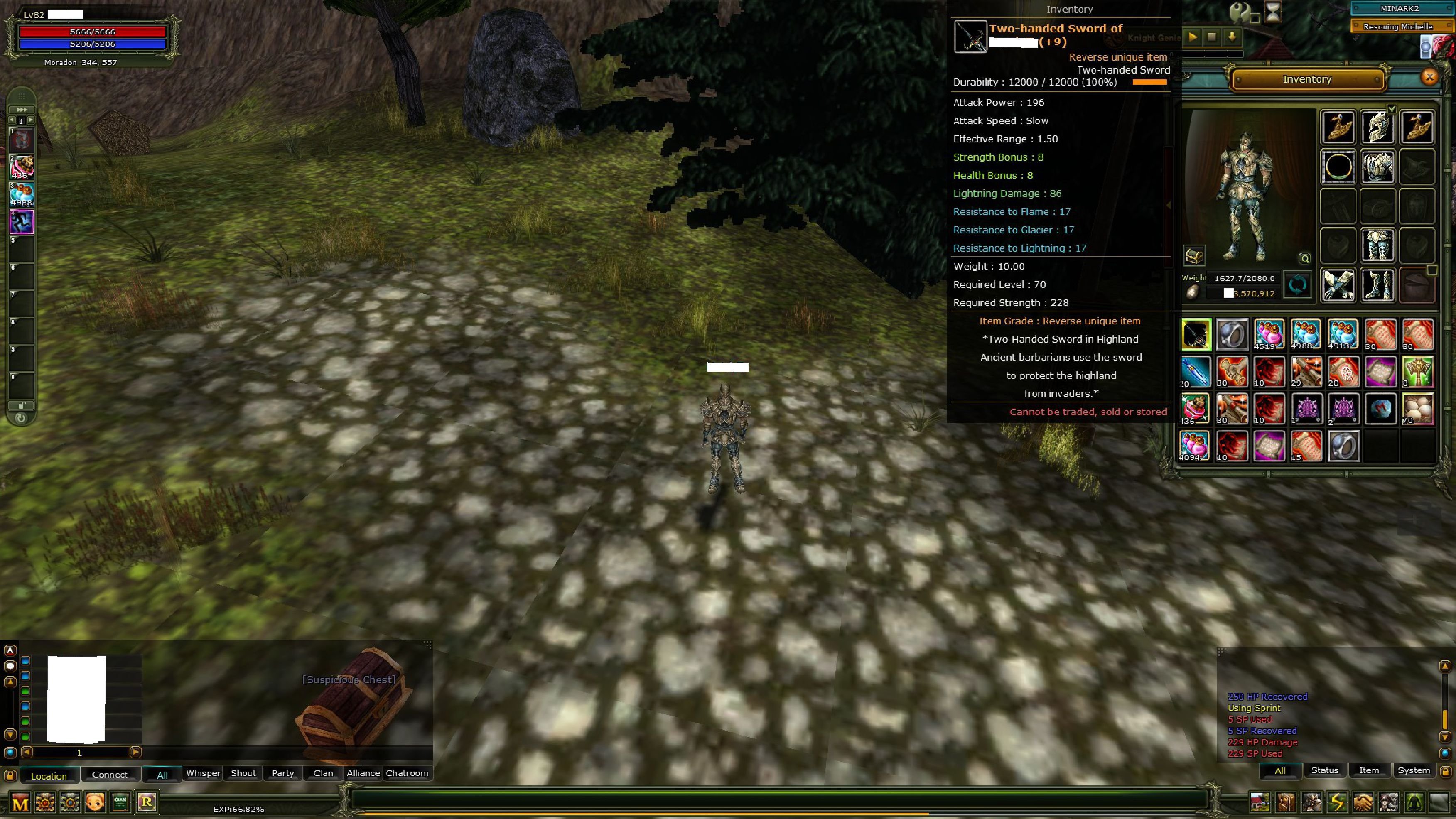 Knight Online Minark 9 REB QUEST MS 82 WARRİOR FULL GÖREV