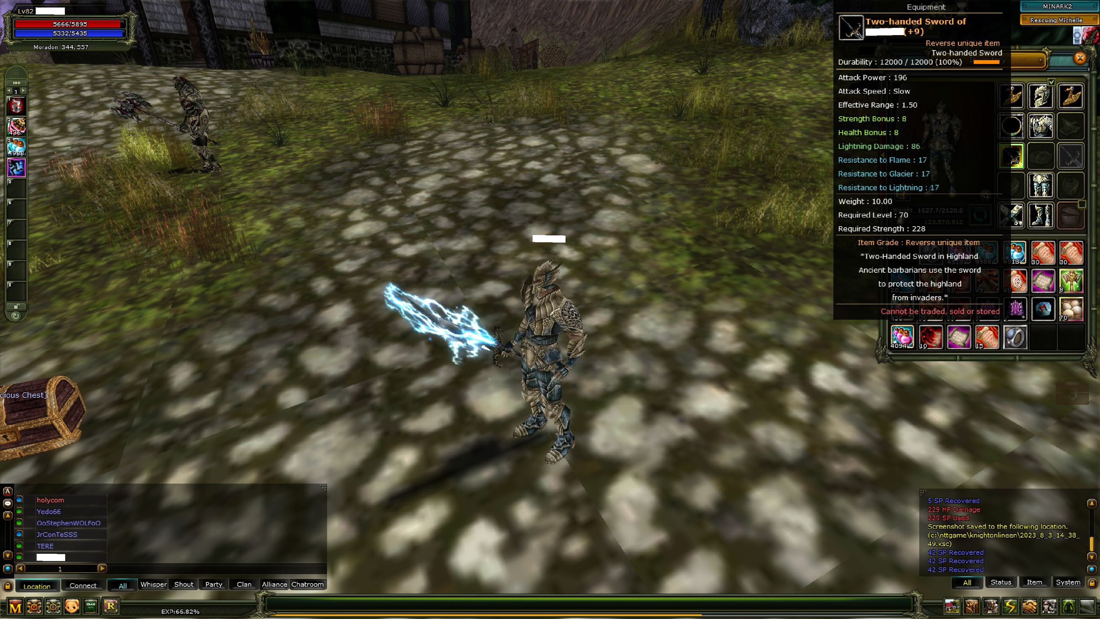 Knight Online Minark 9 REB QUEST MS 82 WARRİOR FULL GÖREV