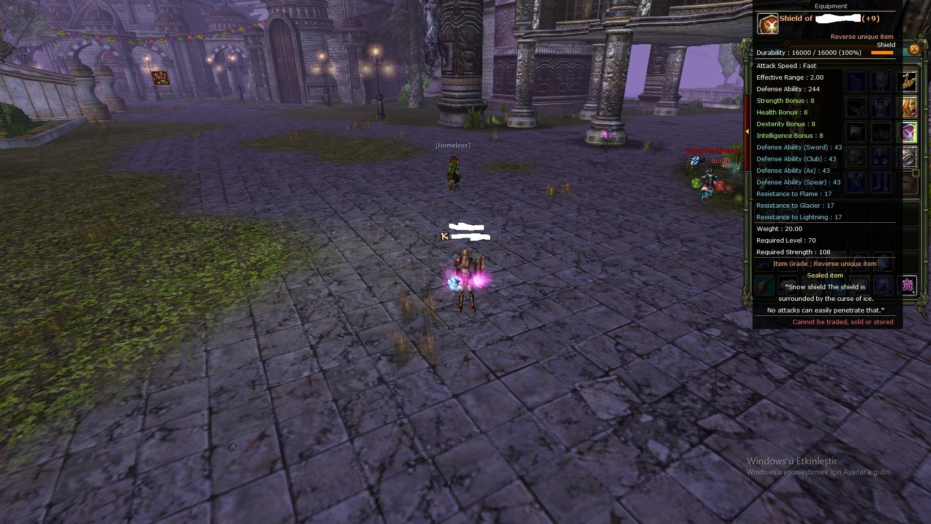 Knight Online Zero Quest Kalkan 9 Rebirt!! 83 Level % 35 Full Görev,