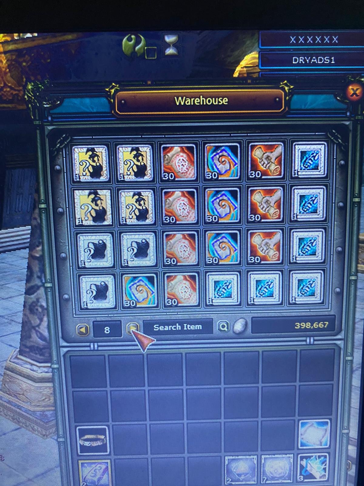 Knight Online Dryads 83/8 Full item açıklama oku