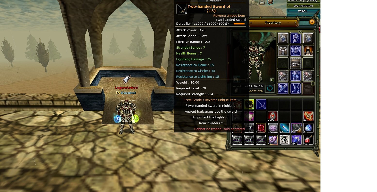 Knight Online Zero ZERO QUEST MS 8 VE QUEST MS REB 3 83/2 WARRİOR FL