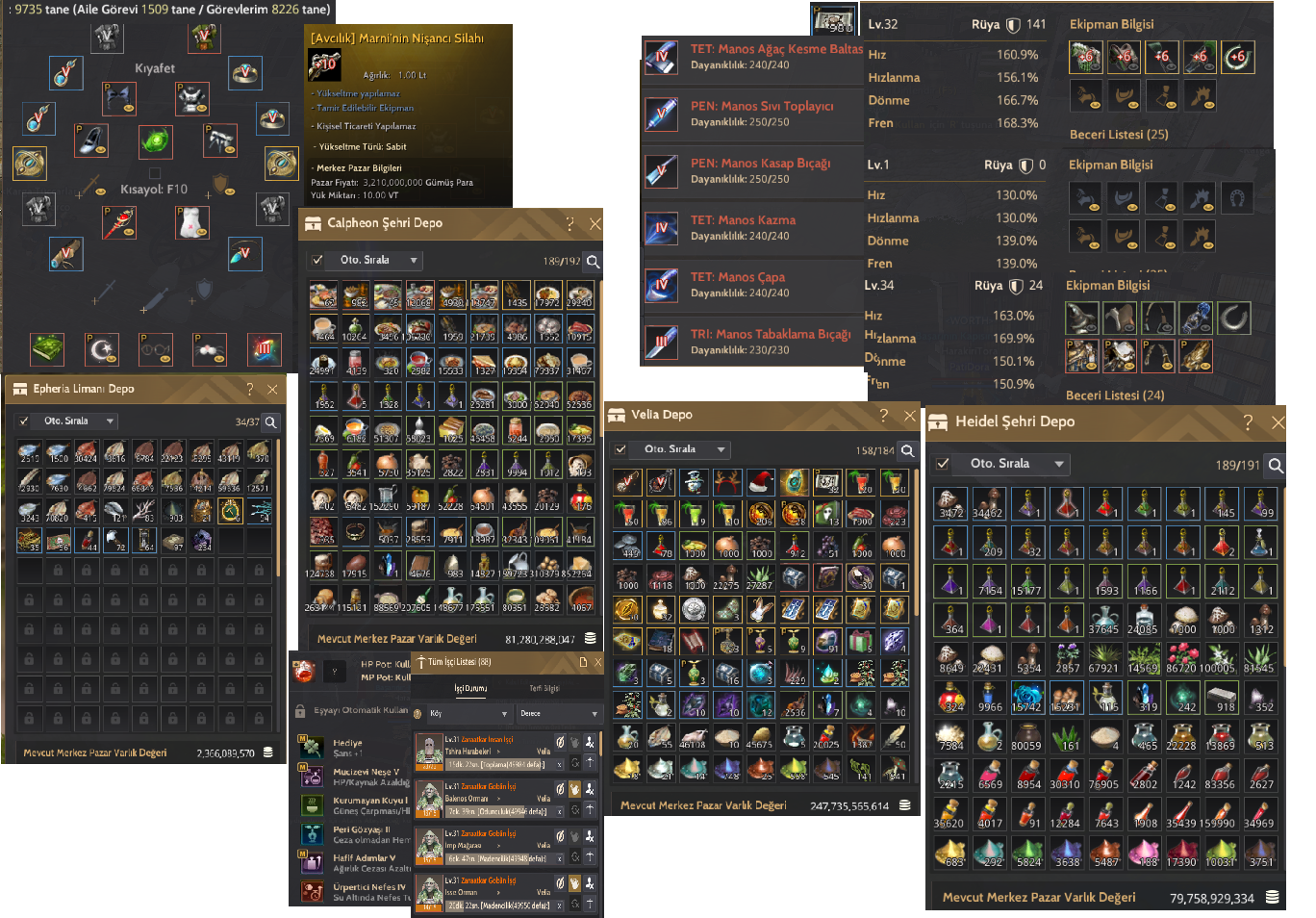 Black Desert Online Türkiye/MENA Bölgesi BDO FULL PEN GERANOA END GAM