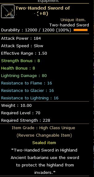 Knight Online Zero 8 Quest Ms / 3 Quest Shield 83/5 WARRIOR ( 70 QU