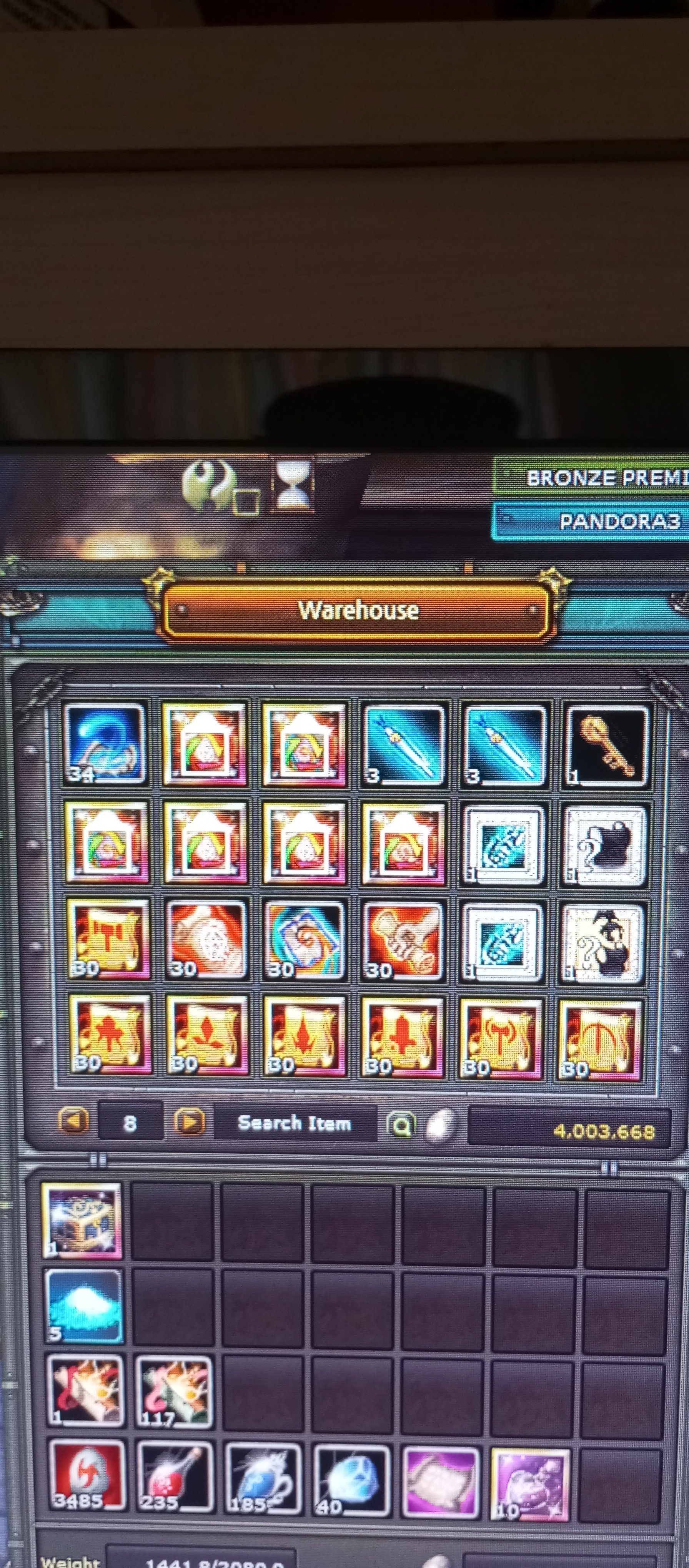 Knight Online Pandora 83 level hem pandora ve Dryads 83 full skill