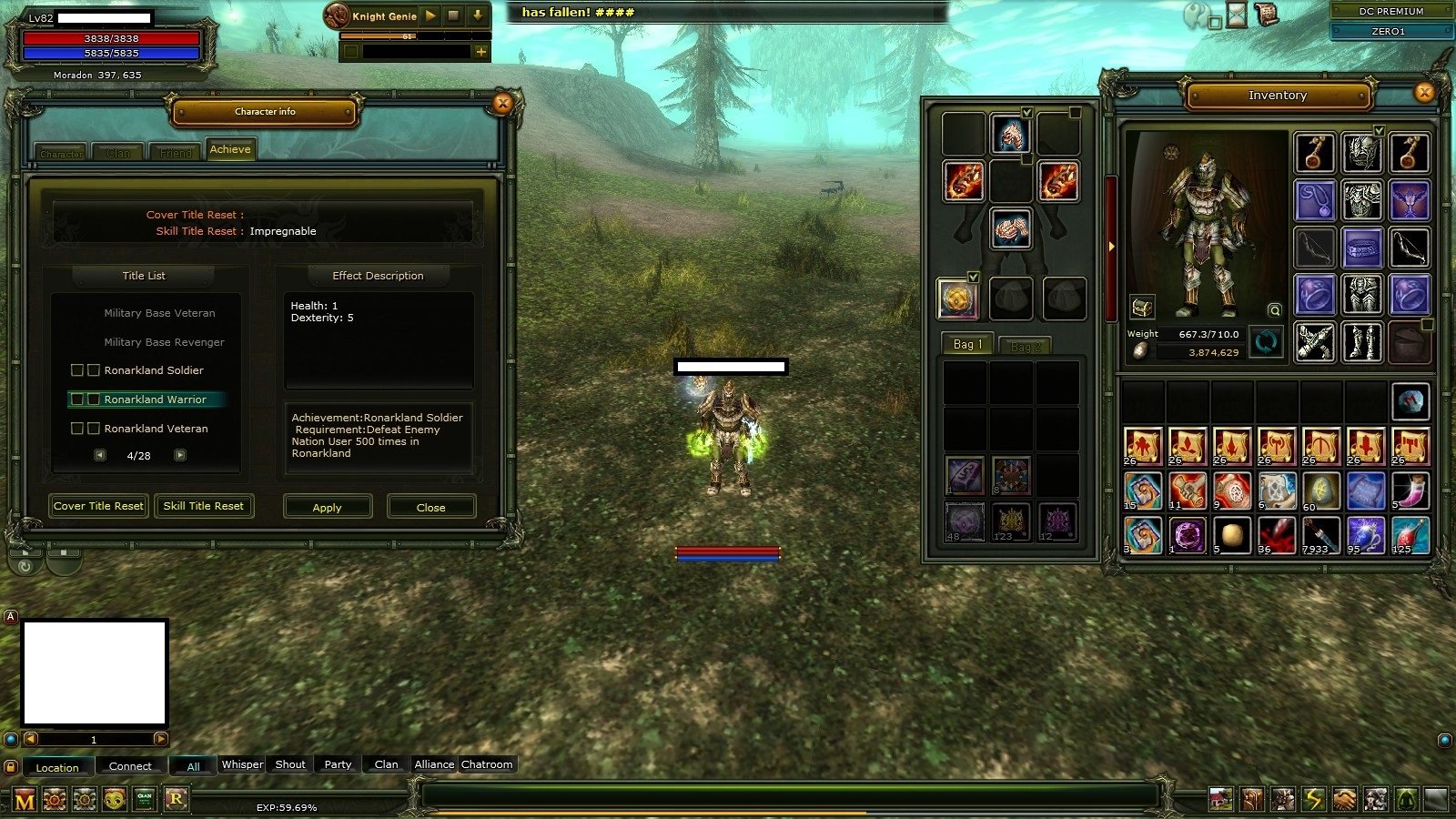 Knight Online Zero ZERO 82 lwl % 60 expli eslant boro balrog ds ve tro