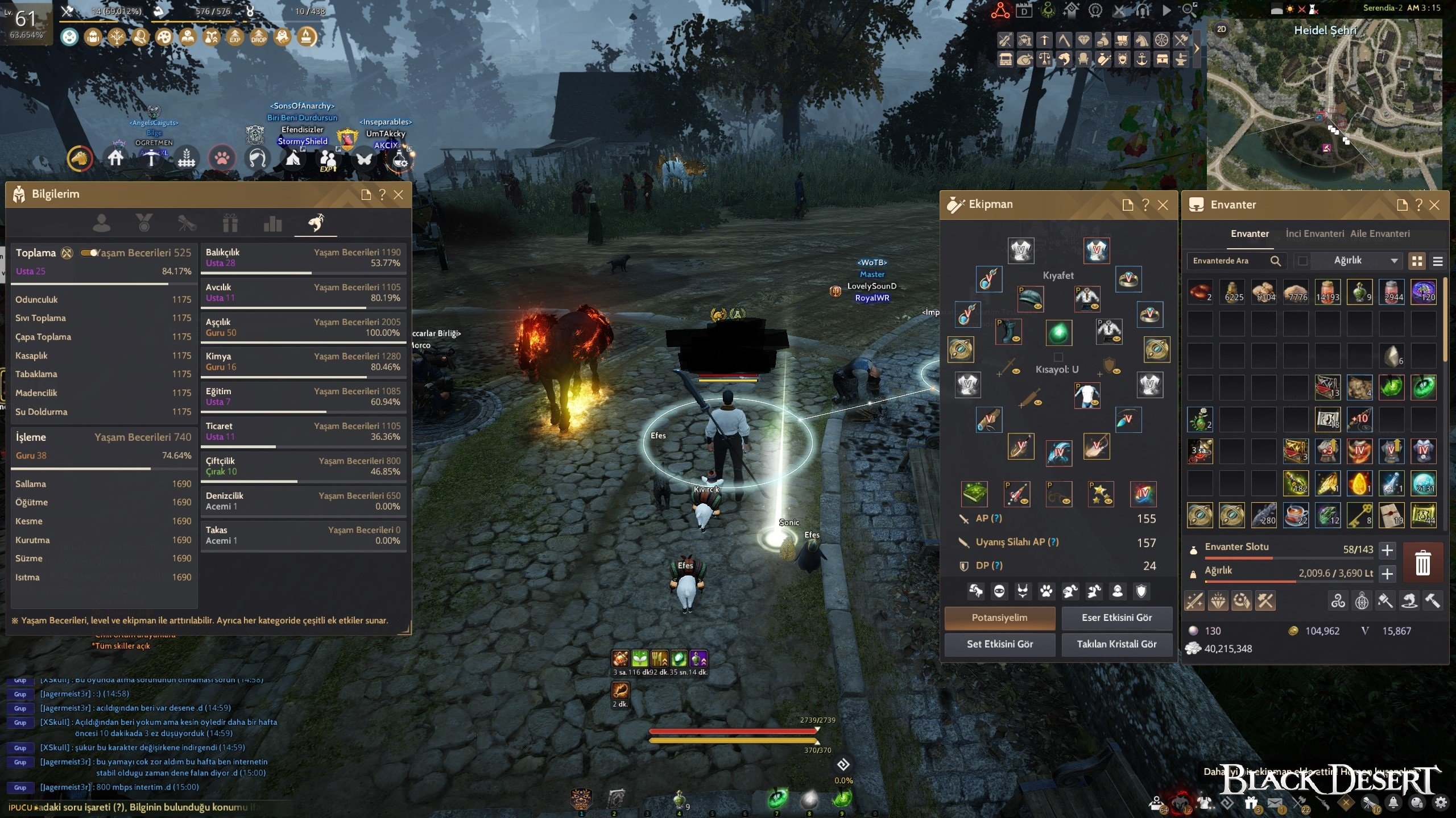 Black Desert Online Türkiye/MENA Bölgesi PEN GERANOA SET VE GEAR