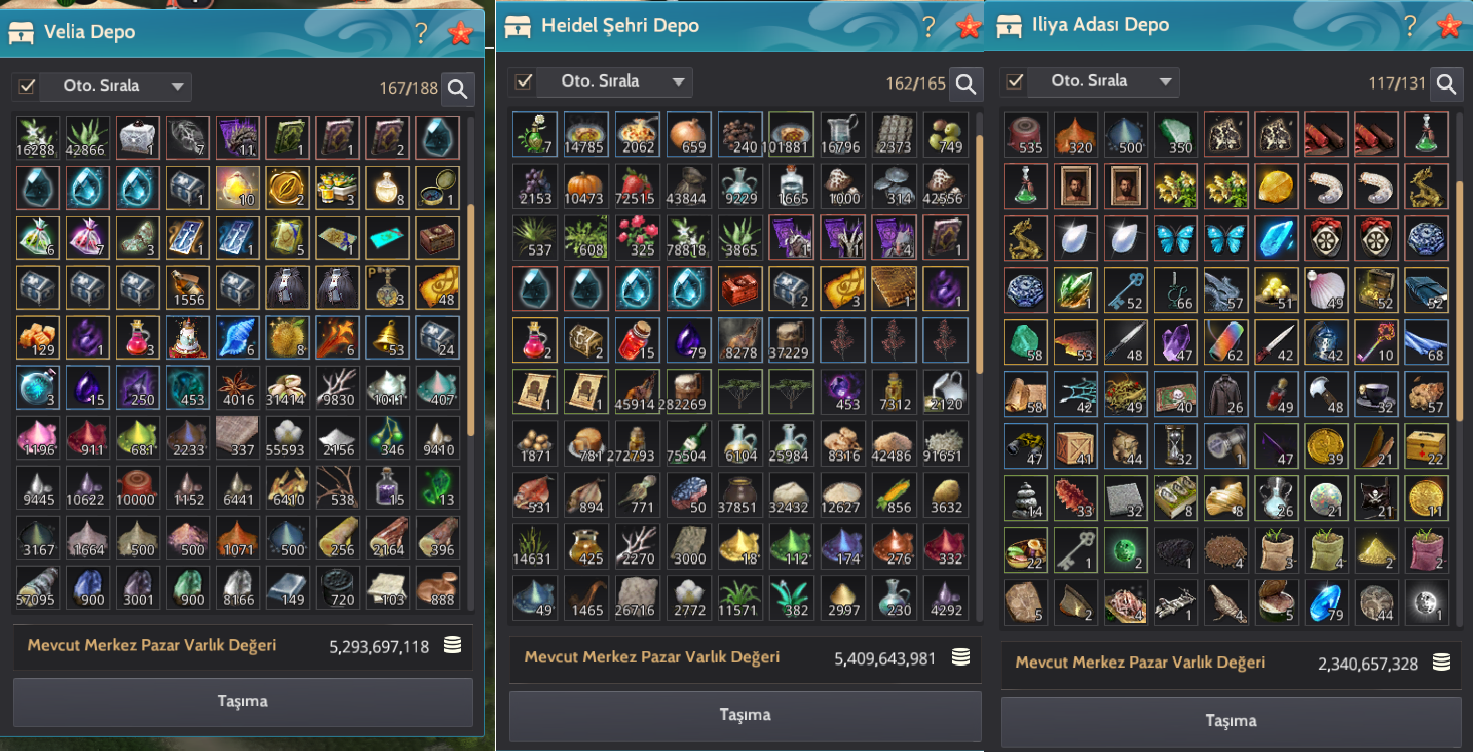 Black Desert Online Türkiye/MENA Bölgesi 710 GEAR/64 LEVEL WİZARD/MEN