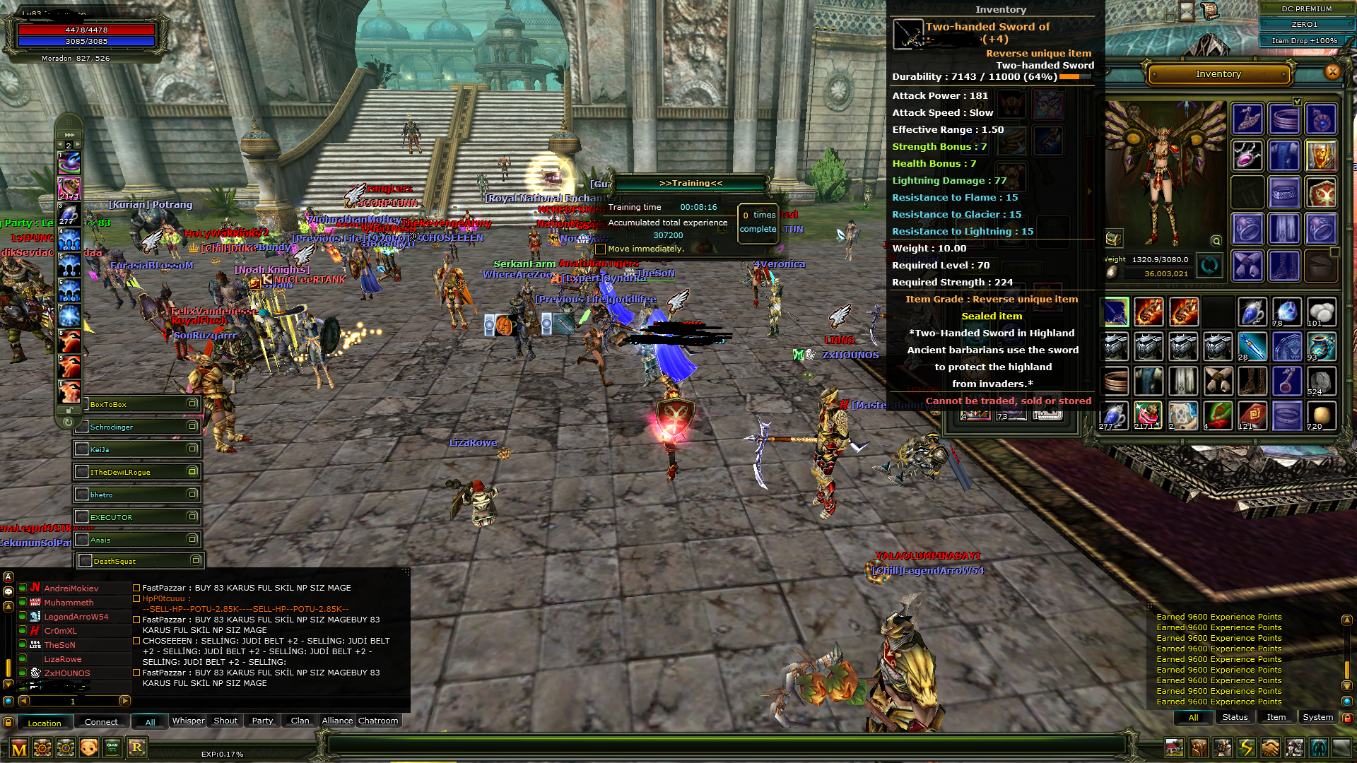 Knight Online Zero REB 4 QUEST MS REB 1 QUEST KALKAN 83/1 REB PRİEST