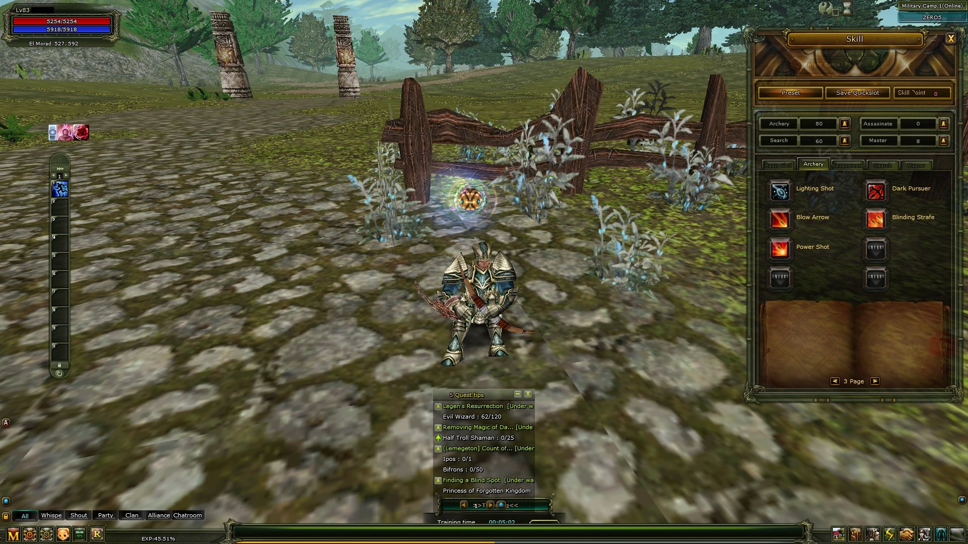 Knight Online Zero 83 Human Archer