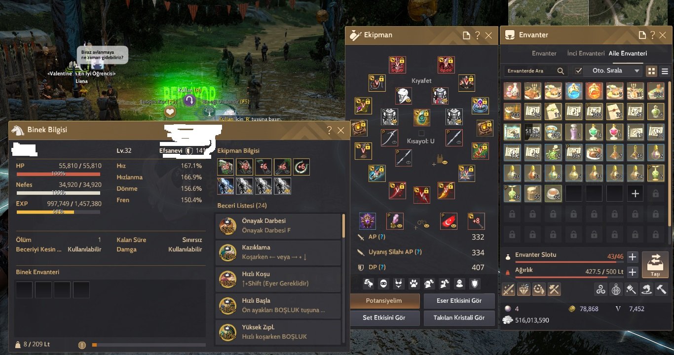 Black Desert Online Türkiye/MENA Bölgesi 4 isabet 2 debo 1 disto t1