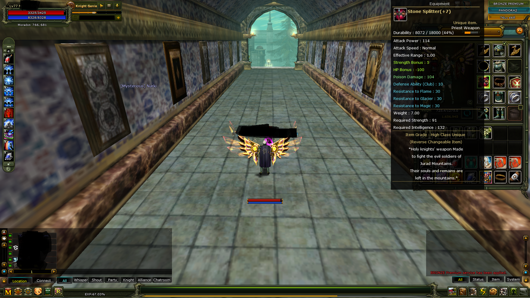 Knight Online Pandora 77 LEVEL INT PREST 7 QUEST KALKAN