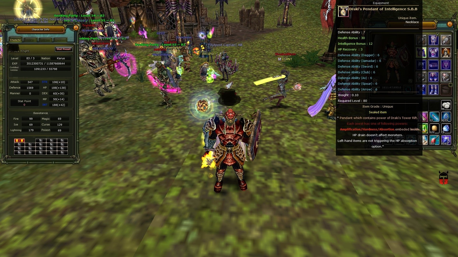 Knight Online Zero KARUS PRIEST 83 Level Reb 3 SBB INT DRAKI QUEST 5 K