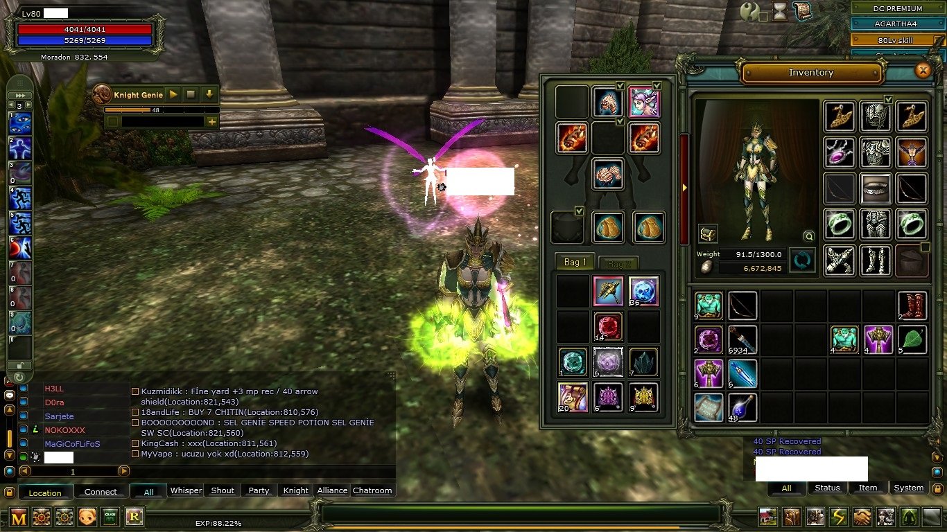 Knight Online Agartha 80 lvl dc preli Rogue