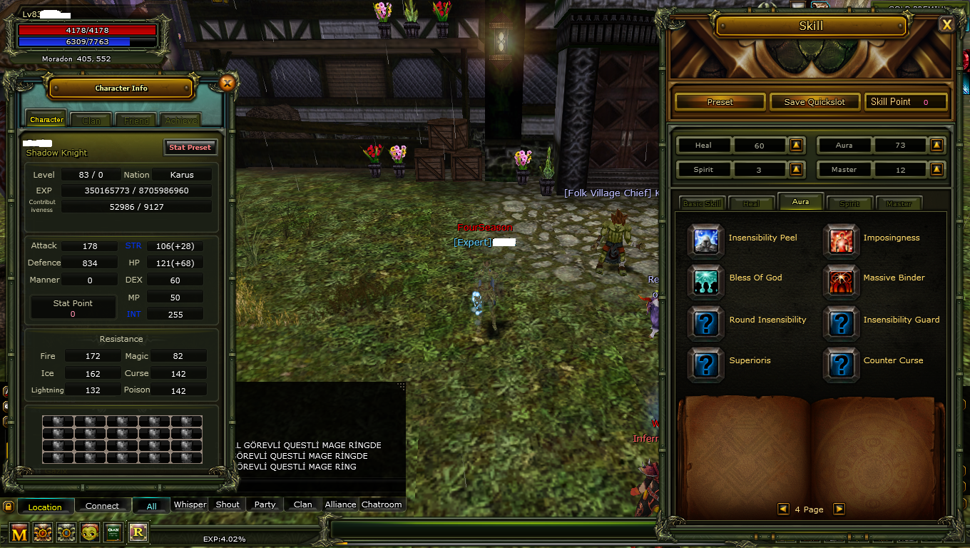 Knight Online Zero Zero 83 int cc priest