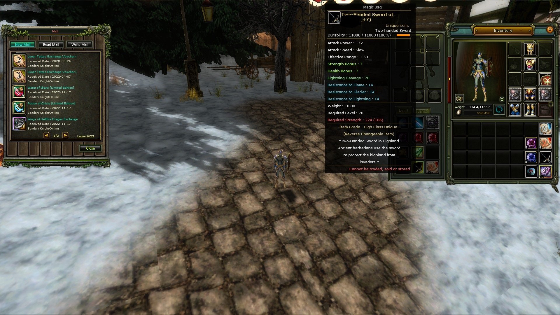 Knight Online Oreads OREADS 83/1 PRİEST 1 REB MİTRİL SETLİ 7 QUEST