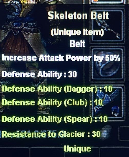 Knight PVP ProfessionalKO Normal Skeleton Belt