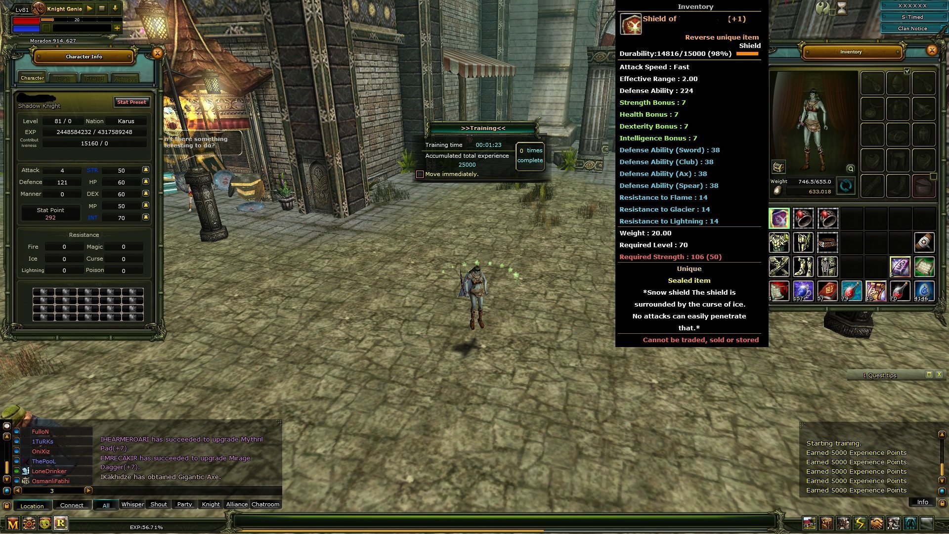 Knight Online Zero 7 QUEST KALKAN 1.5 M NP 83/4 % 40
