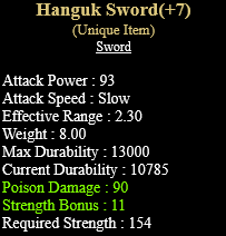 Knight PVP ProfessionalKO 7 Hanguk Sword