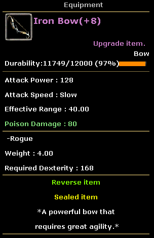 Knight PVP ProfessionalKO Iron Bow 8