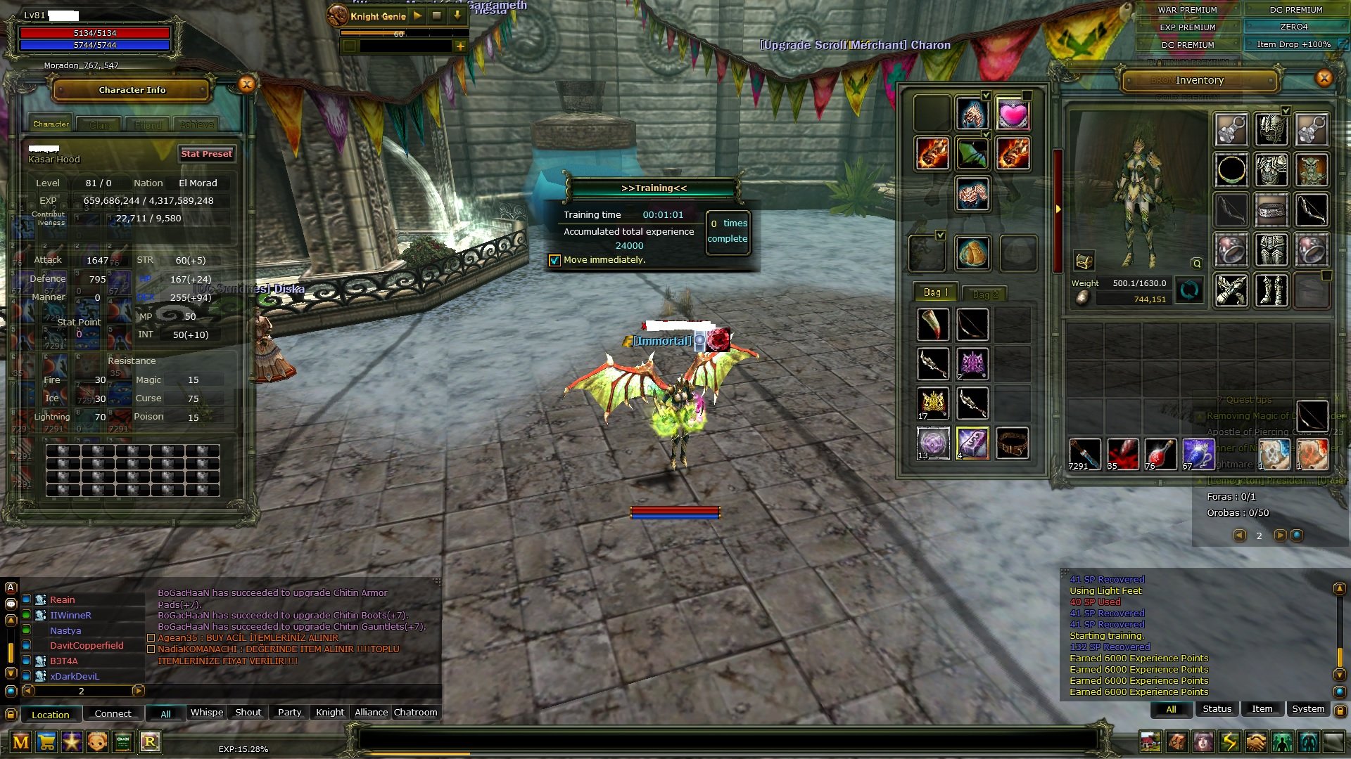 Knight Online Zero HEM SWİTCH HEM DC PRELİ FULL PUSS