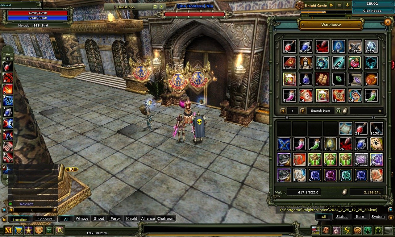 Knight Online Zero 83 lvl human erkek okcu full skill