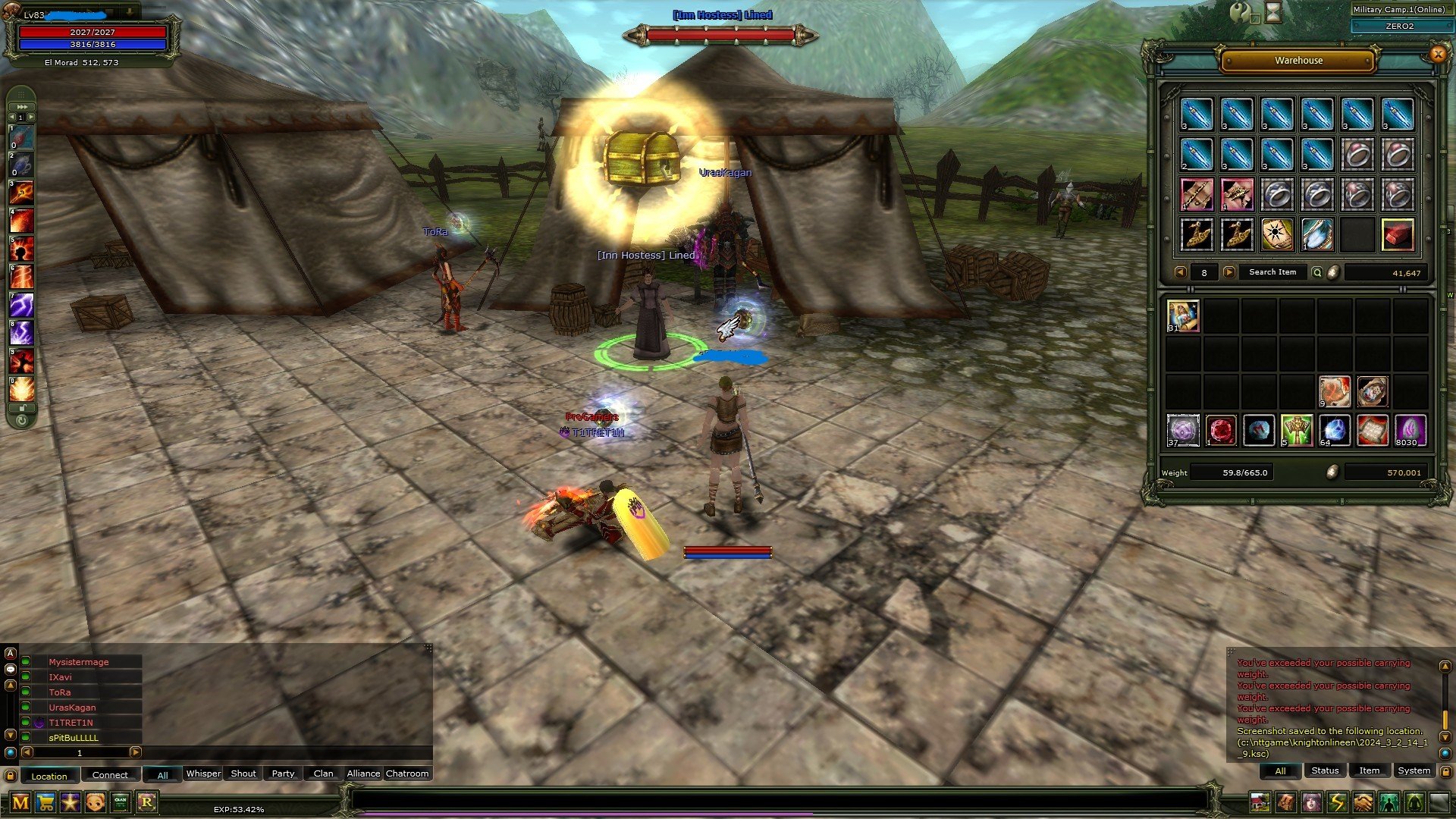 Knight Online Zero 7 QUESTLİ 83 REB1 HUMAN MAGE