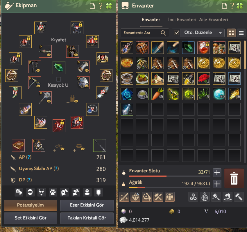 Black Desert Online Türkiye/MENA Bölgesi 61 bucuk lvl guardian client