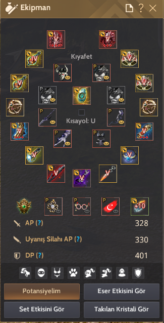 Black Desert Online Türkiye/MENA Bölgesi 730 GS PVP/PVE HAZIR FULL P2