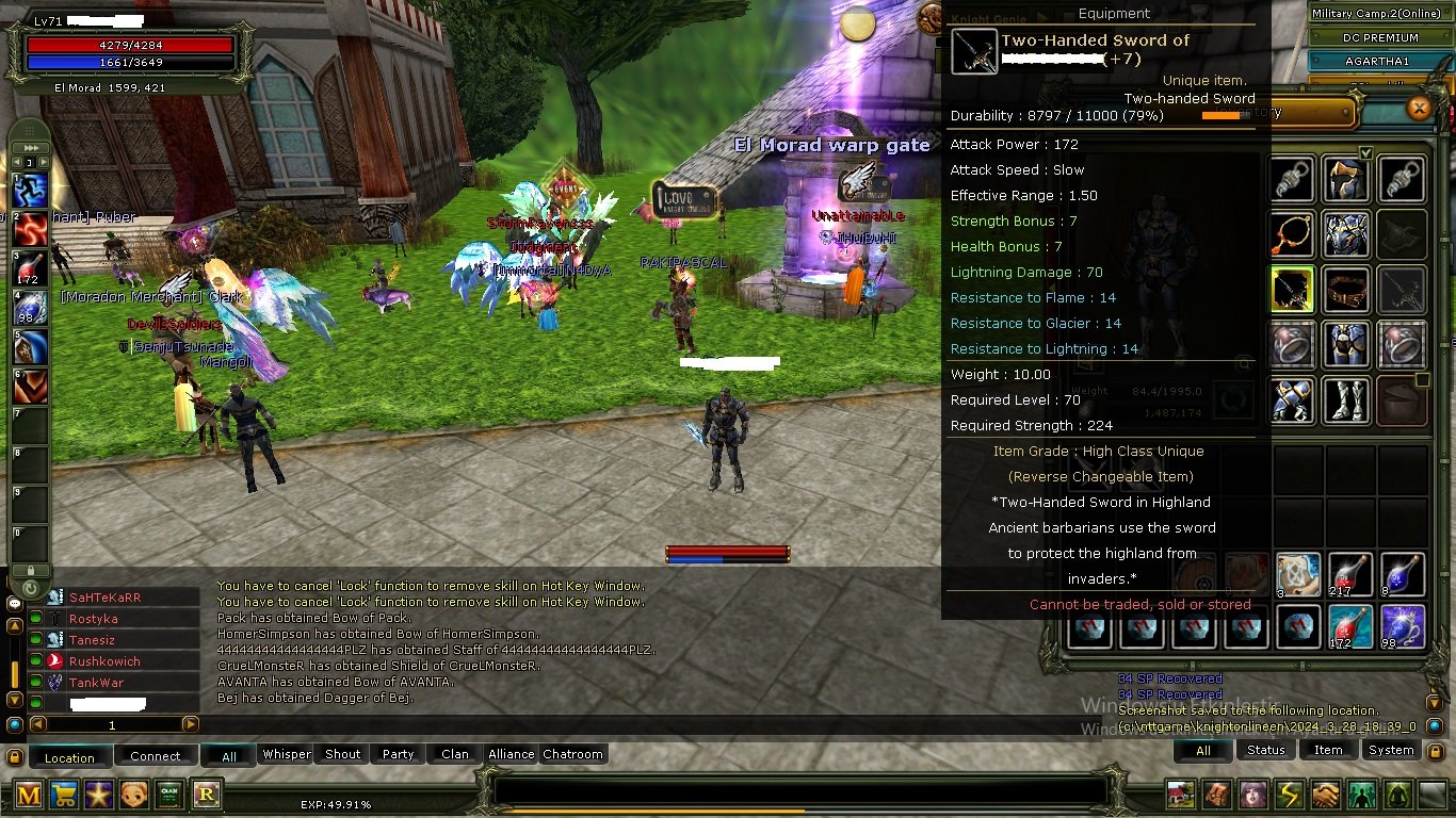 Knight Online Agartha 6 REBİRT QUEST BOW / 7 QUEST MS