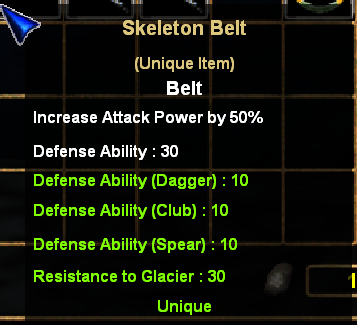 Knight PVP ProfessionalKO Skeleton Belt