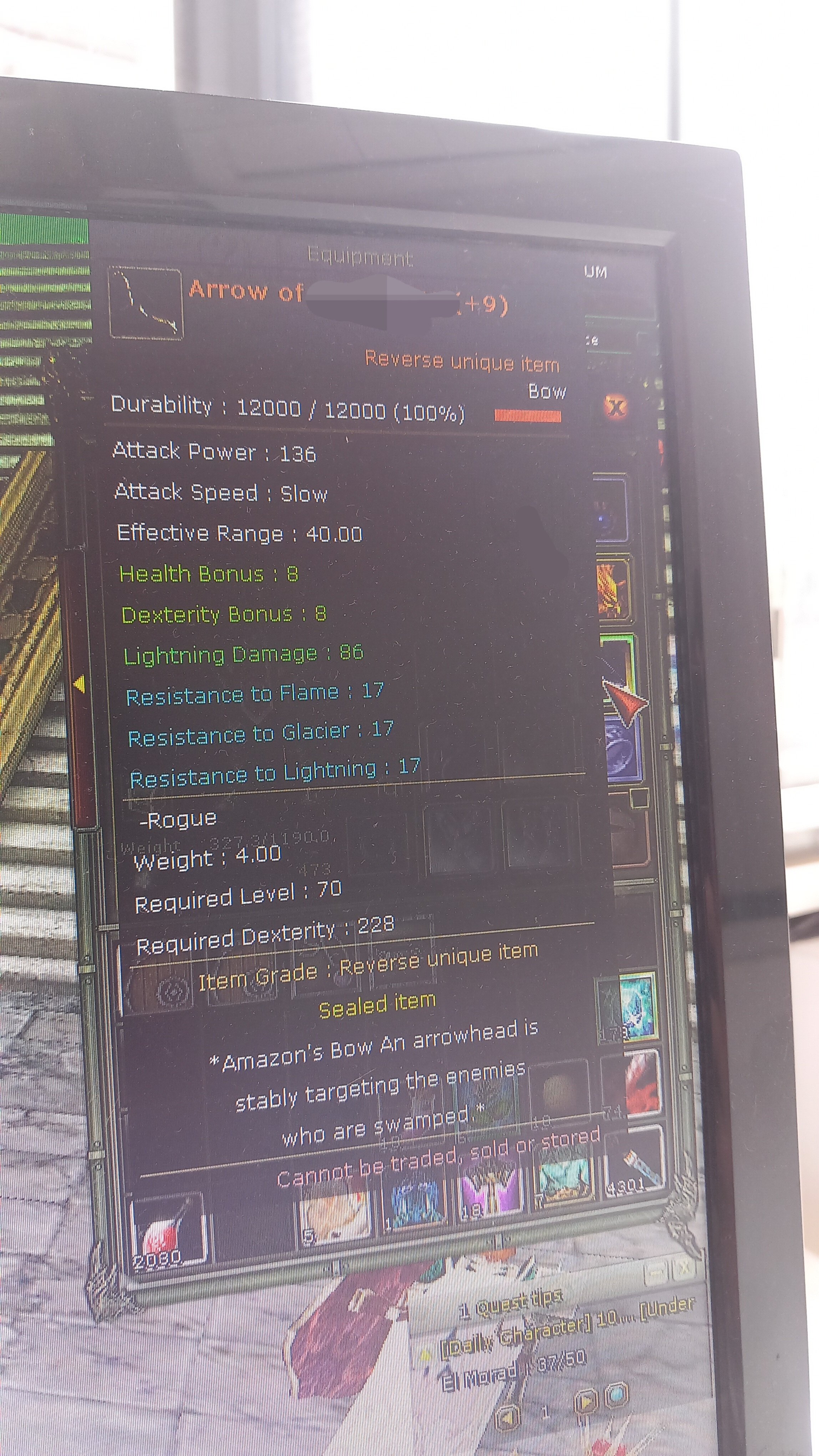 Knight Online Zero 9 REB QUEST BOWLU ROGUE FULL PUSSLU