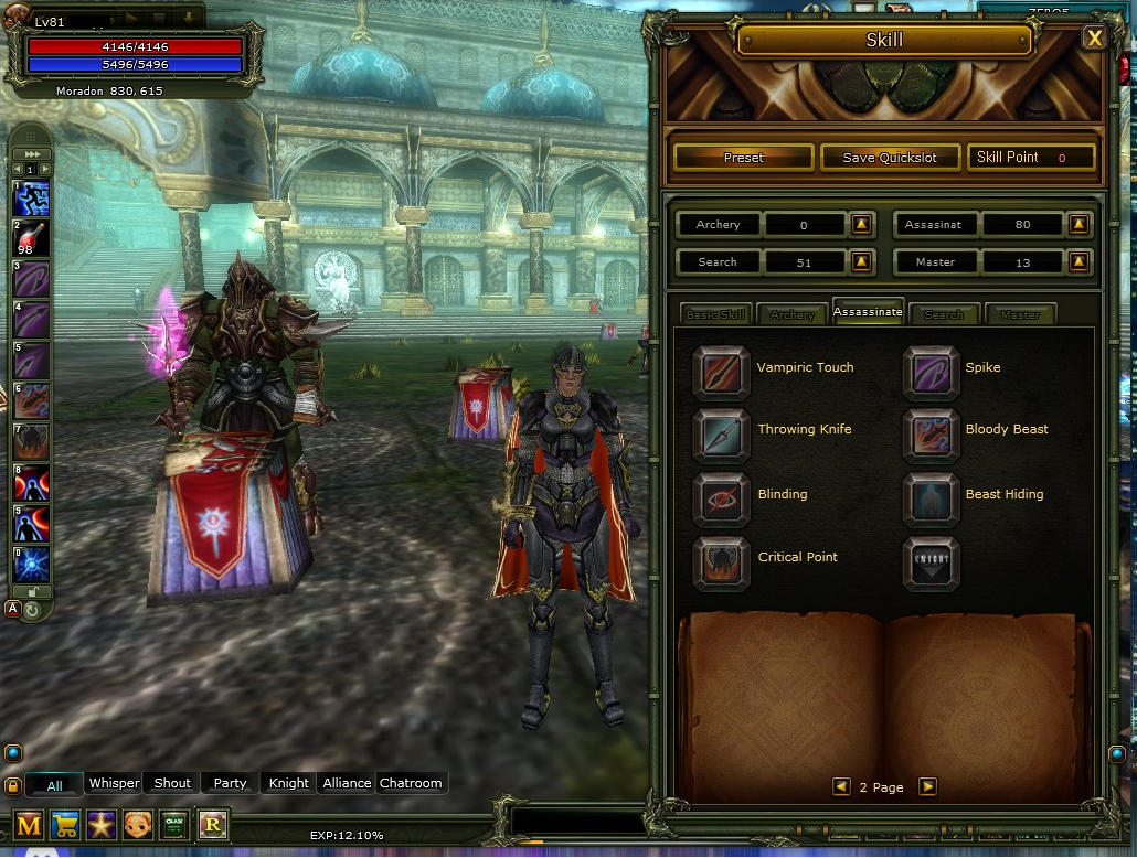 Knight Online Zero Human 81 Tüm Questler Duruyor Skiller Açık