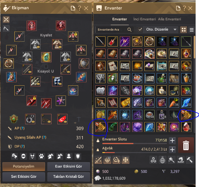 Black Desert Online Türkiye/MENA Bölgesi 730 GS - 63 LVL NİNJA