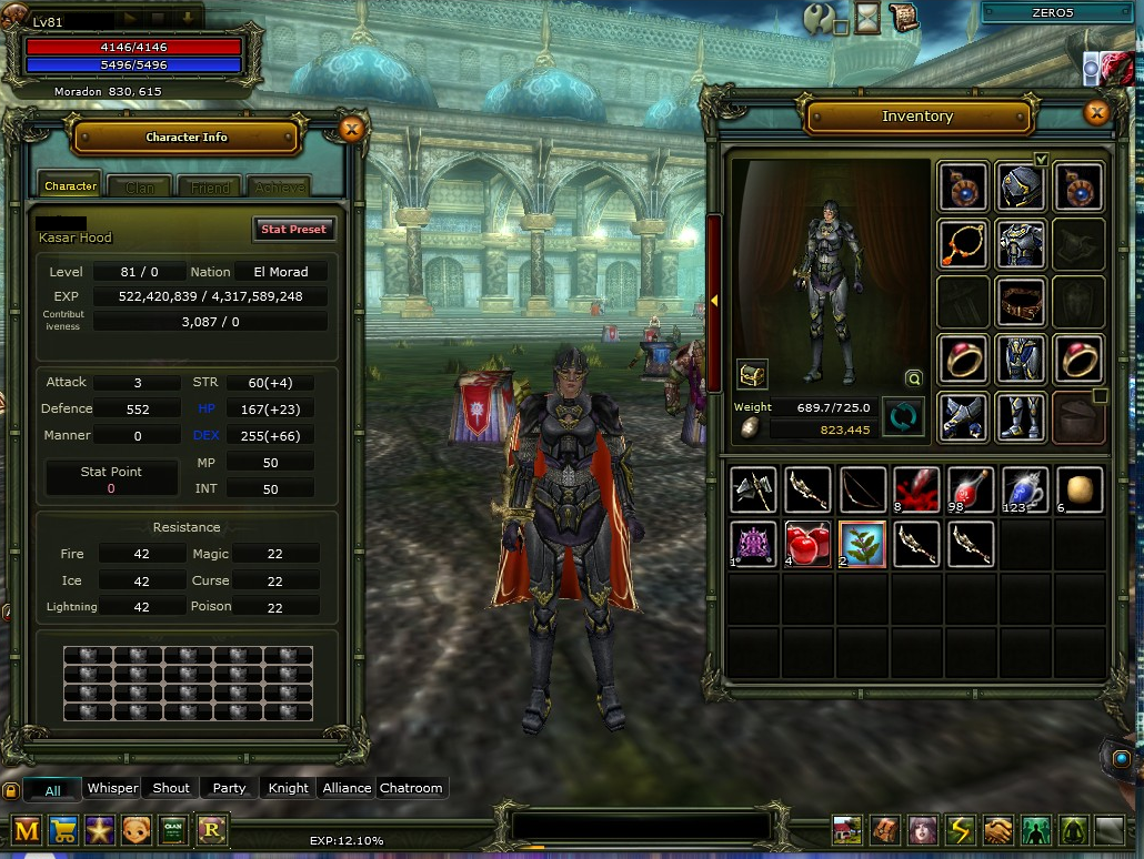 Knight Online Zero ZERO 81 Asas - Daha oynamadığımdan satılık