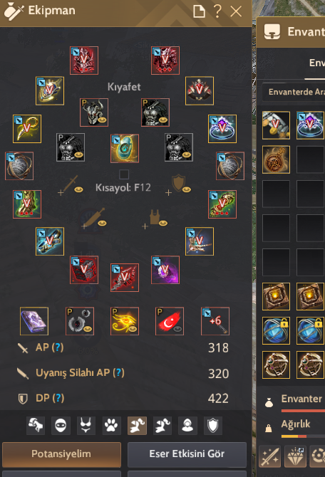 Black Desert Online Türkiye/MENA Bölgesi 3X PEN DEBO T10 PEGA BİTİK H