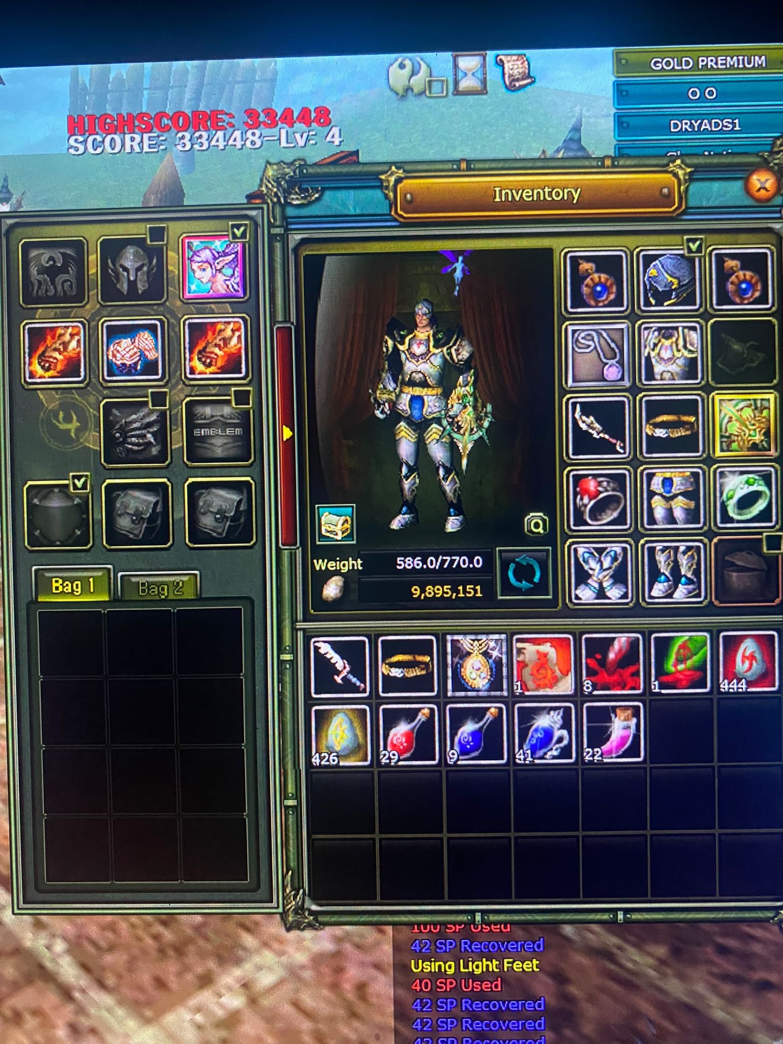 Knight Online Dryads 83REB6 FULL SKILL 23 GUN PRELI ROGUE FIRSAT KARAK